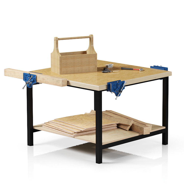 Wooden workshop bench store